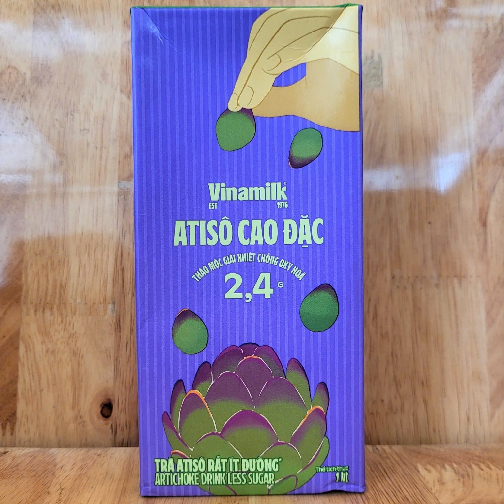 VFRESH [Hộp ÍT ĐƯỜNG 1L] TRÀ ATISO ÍT ĐƯỜNG (từ Atiso cao đặc) VINAMILK ...