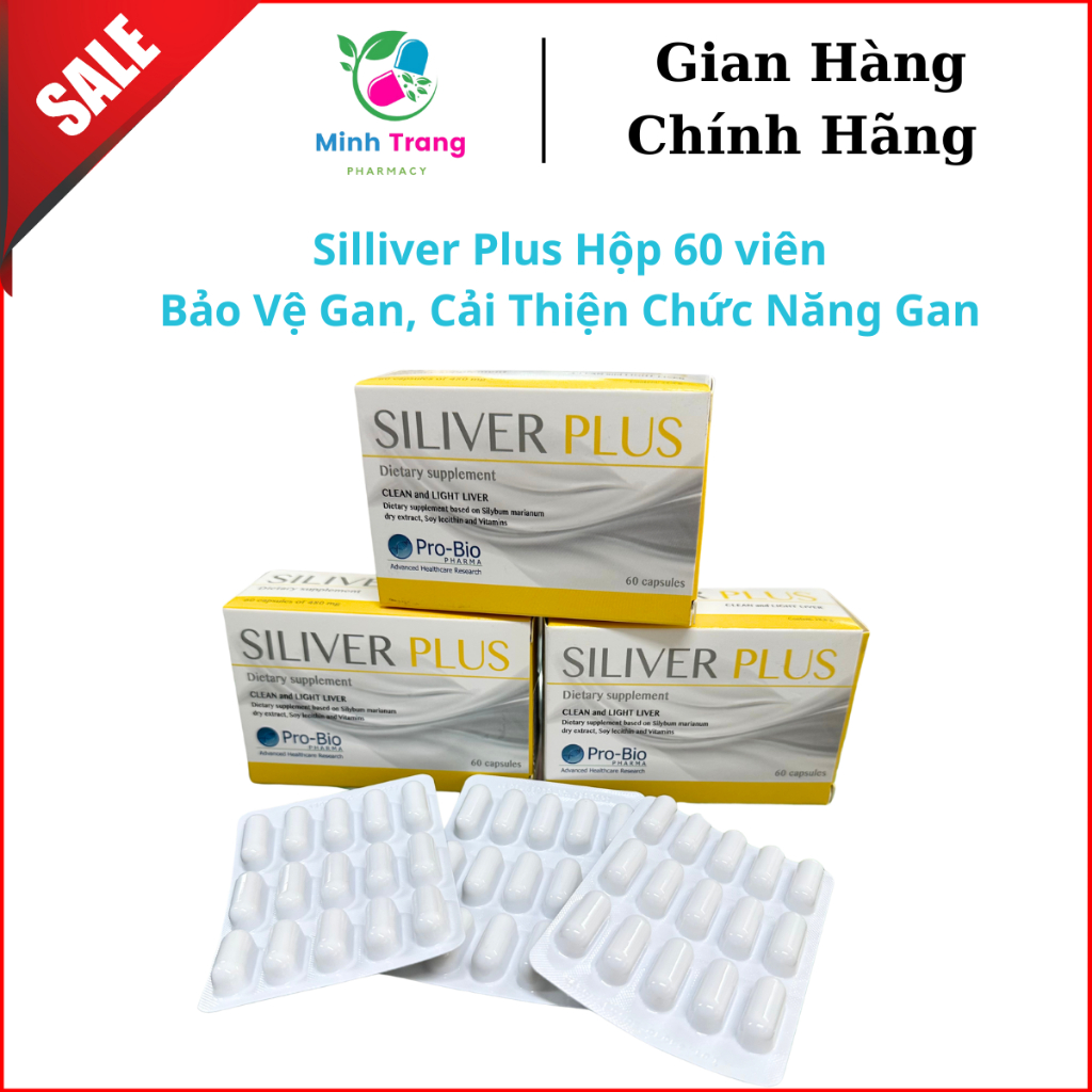 SILIVER PLUS giúp cải thiện chức năng gan, giải độc và chống oxy hóa ...