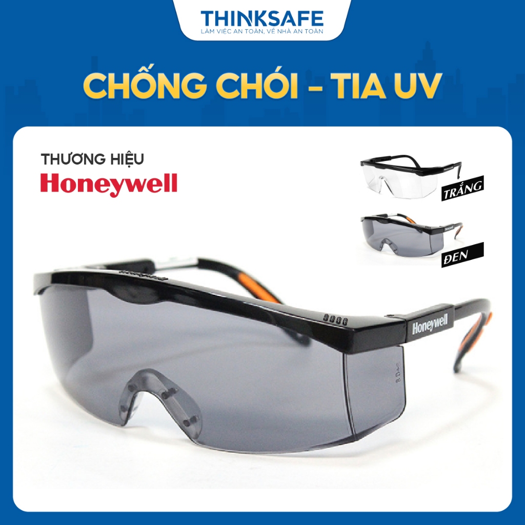 Kính bảo hộ Honeywell S200A chống bụi đi đường, trong suốt, chống tia ...