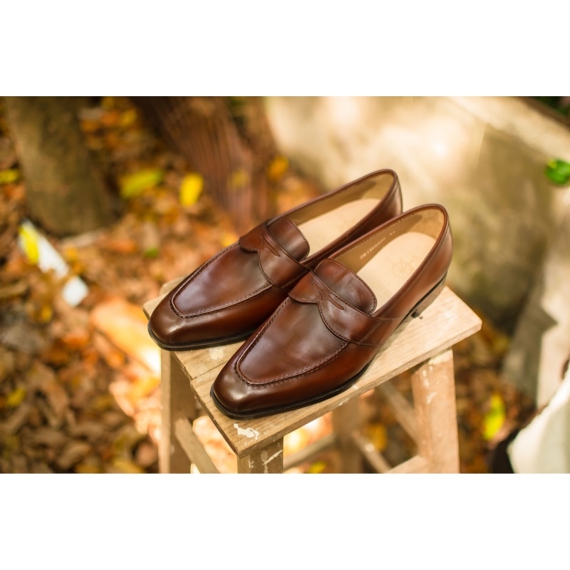 Giày Tây Nam Cao Cấp Kiểu Dáng Loafer Chất Liệu Da Bê Cao Cấp Thương ...