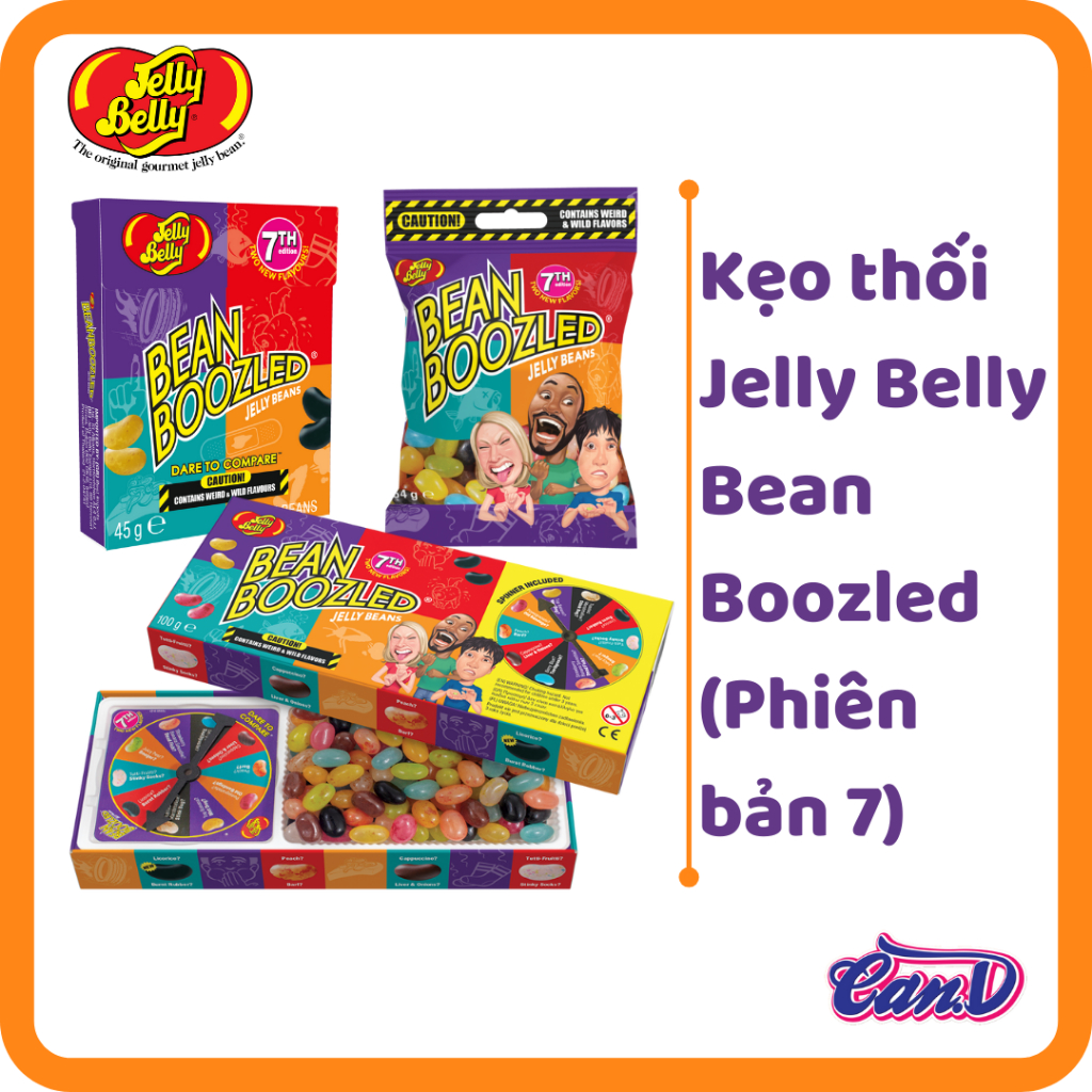 (𝐂𝐇Í𝐍𝐇 𝐇Ã𝐍𝐆) Kẹo thối Jelly Belly Bean Boozled (Phiên bản 7) | Shopee ...