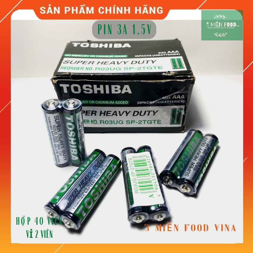 Pin AAA TOSHIBA 1.5V- Pin 3A , Pin remote đồ chơi Máy Lạnh(tv),hàng ...
