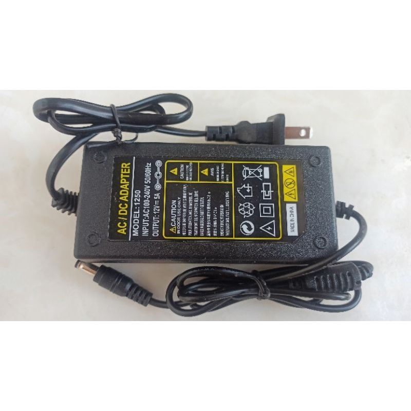 nguồn adapter 12v5a_ jack cắm 2.1mm | Shopee Việt Nam