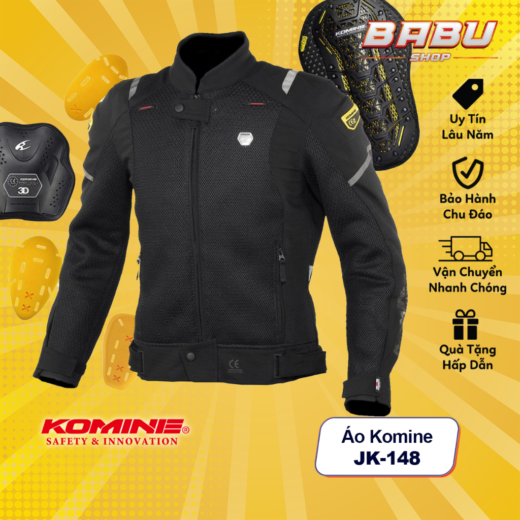 Áo Giáp Phản Quang Komine JK-148 Full CE2 | Shopee Việt Nam