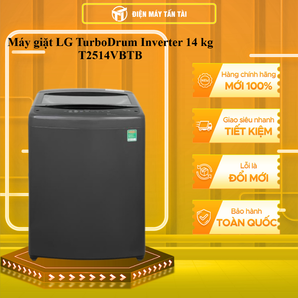 T2514VBTB - Máy giặt LG TurboDrum Inverter 14 kg T2514VBTB - GIAO TOÀN QUỐC | Shopee Việt Nam