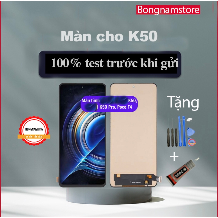 Màn Hình Thay Thế Xiaomi Redmi K50 / Redmi K50 Pro / Poco F4 - Tặng Kèm Bộ Sửa Chữa & Keo Dán ...