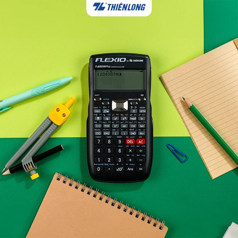 [CHÍNH HÃNG] Máy tính khoa học Flexio Flexoffice Fx680 PLUS | Shopee ...