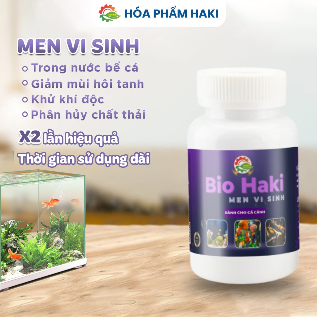Men Vi Sinh Bio Haki xử lý nước cho bể cá, hồ thủy sinh, phân hủy chất ...