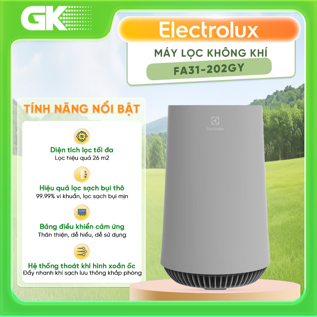 FA41-402GY - Máy Lọc Không Khí Electrolux FA41-402GY - Bảo Hành Chính ...