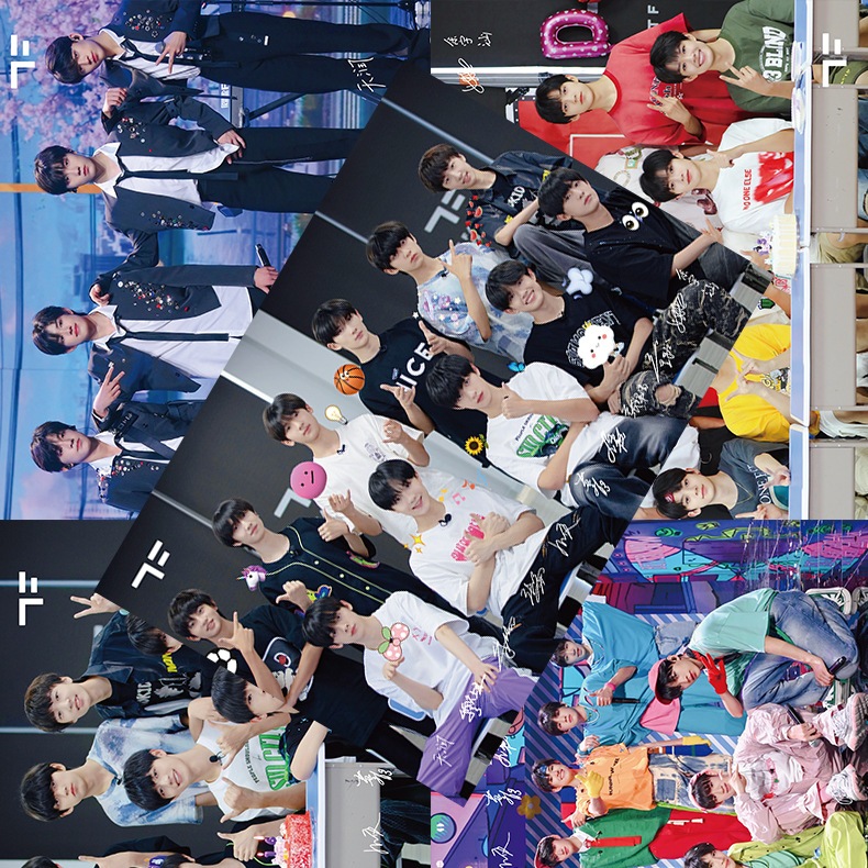 T.O.P Set 8 tấm poster TF3 TF gia tộc TF Tam đại Đăng Lục Thiếu Niên ...