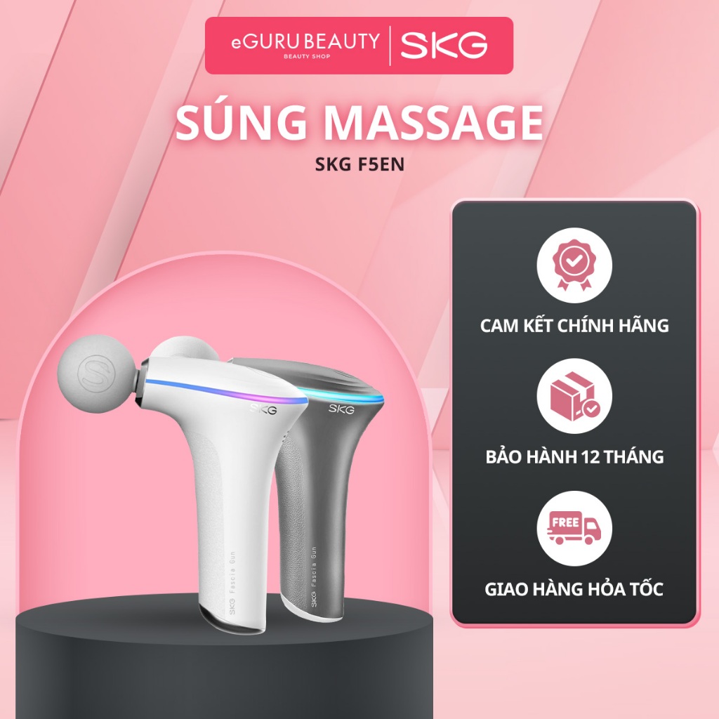 Máy Massage SKG F5EN 3 Cấp Độ Rung, 3 Mức Nhiệt Chườm Nóng Giúp Giảm ...