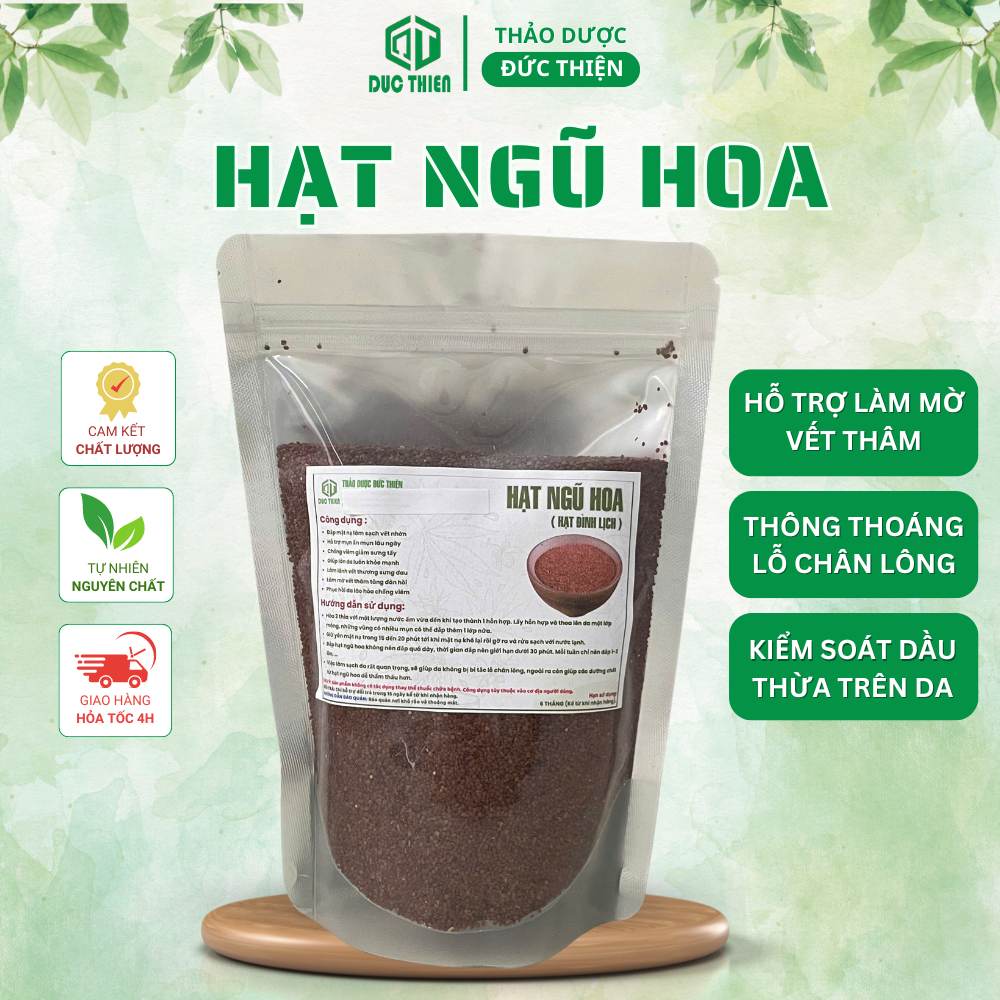 Hạt Ngũ Hoa Loại 1 Đức Thiện (Khô, Sạch, Thơm) - Hỗ Trợ M.u.n, Tàn Nhan, Làm Đẹp, Spa Tin Dùng ...