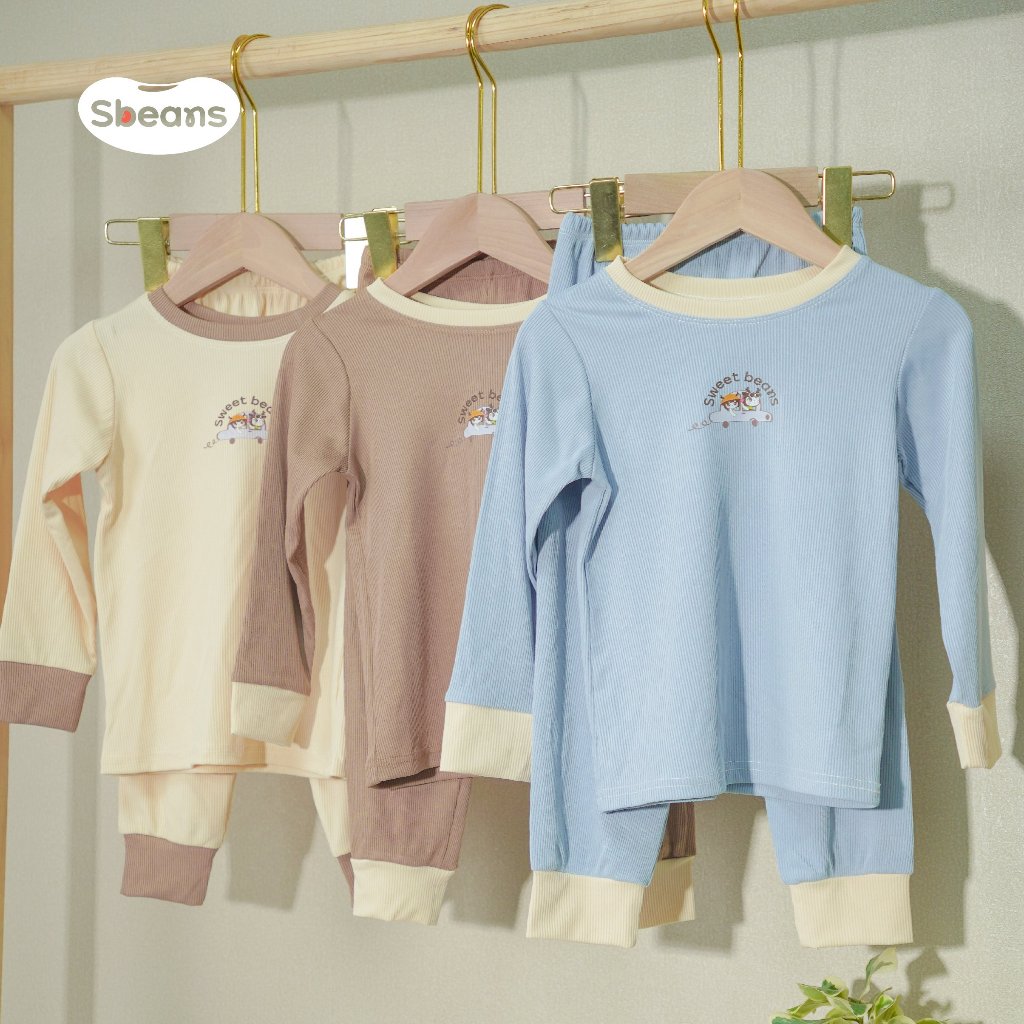 Bộ Thu Đông Trẻ Em Sbeans, Bộ Dài Tay Bé Trai Bé Gái Chất Thun Tăm ...