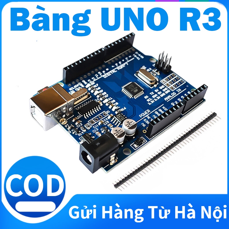 Mạch Arduino Uno R3 Atmega328p Ch340 Smd Chip Dán Có Tặng Kèm Cáp Mạch Shopee Việt Nam 