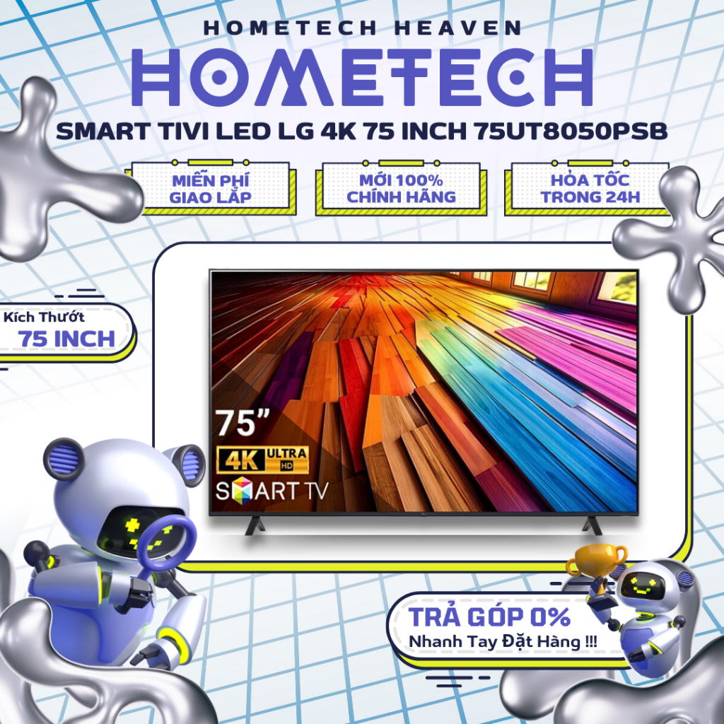 [GIAO LẮP MIỄN PHÍ] 75UT8050PSB - Smart Tivi LG 4K 75 inch 75UT8050PSB ...