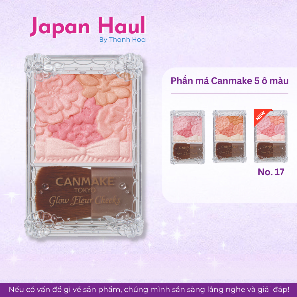 Má hồng Canmake căng bóng Glow Fleur Cheeks Nhật Bản 6.3g | Shopee Việt Nam