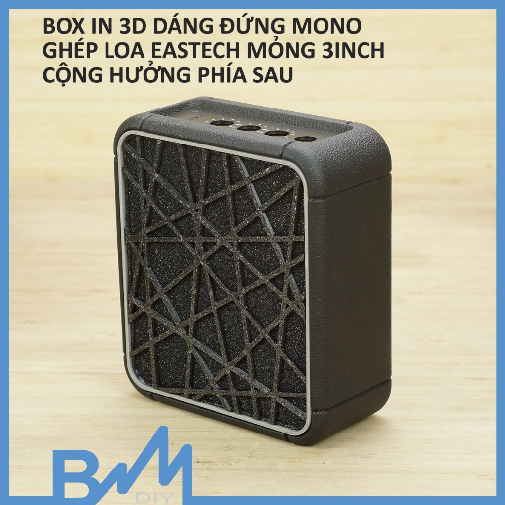 Box loa mini bọc da in 3D dáng Stockwell ghép loa mỏng 3inch mono ...