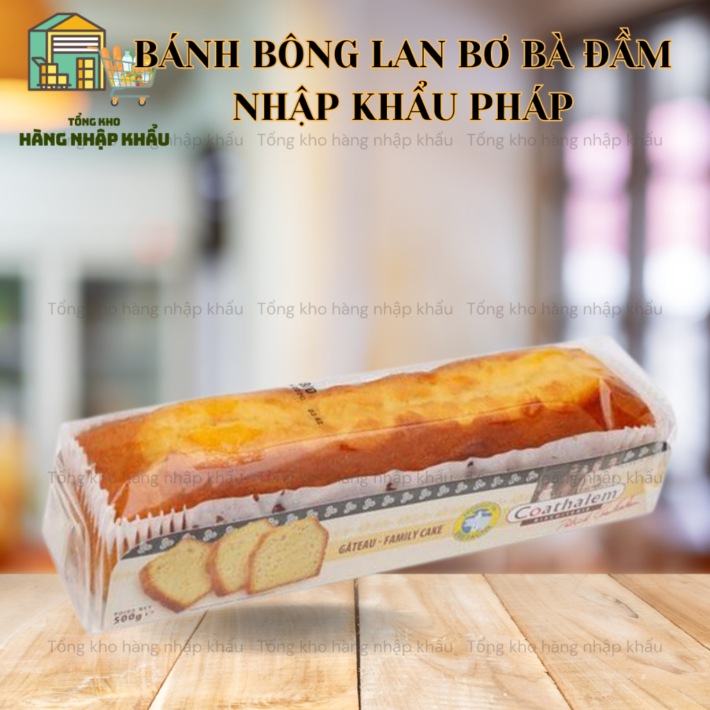 [Date mới, về liên tục] Bánh bông lan bơ Gateau Pháp 500g | Shopee Việt Nam