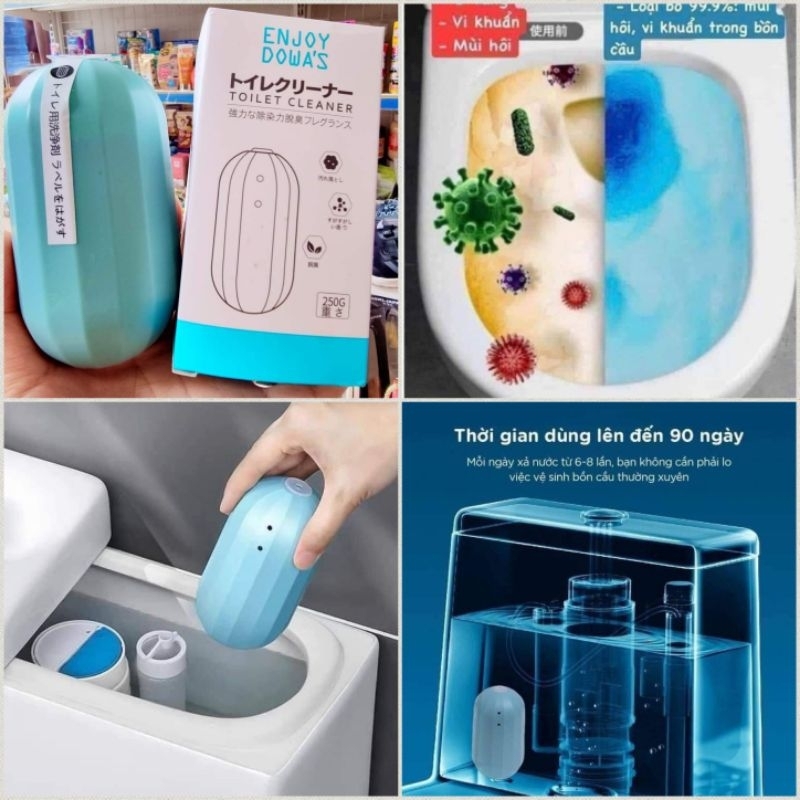Thả bồn cầu Enjoy Dowa Nhật Bản (90 ngày) | Shopee Việt Nam
