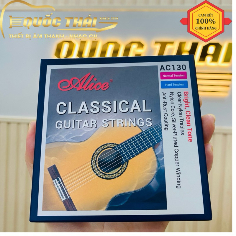 Dây đàn Guitar Classic Alice AC130 chính hãng dây nylon cổ điển. | Shopee Việt Nam