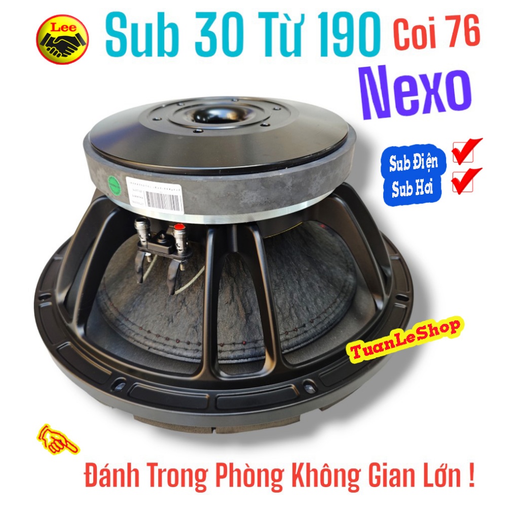 LOA SUB 3 TẤC NECXO - LOA SUP 3 TAC COIL 76 TỪ 190 - GIÁ 1 CHIẾC ...