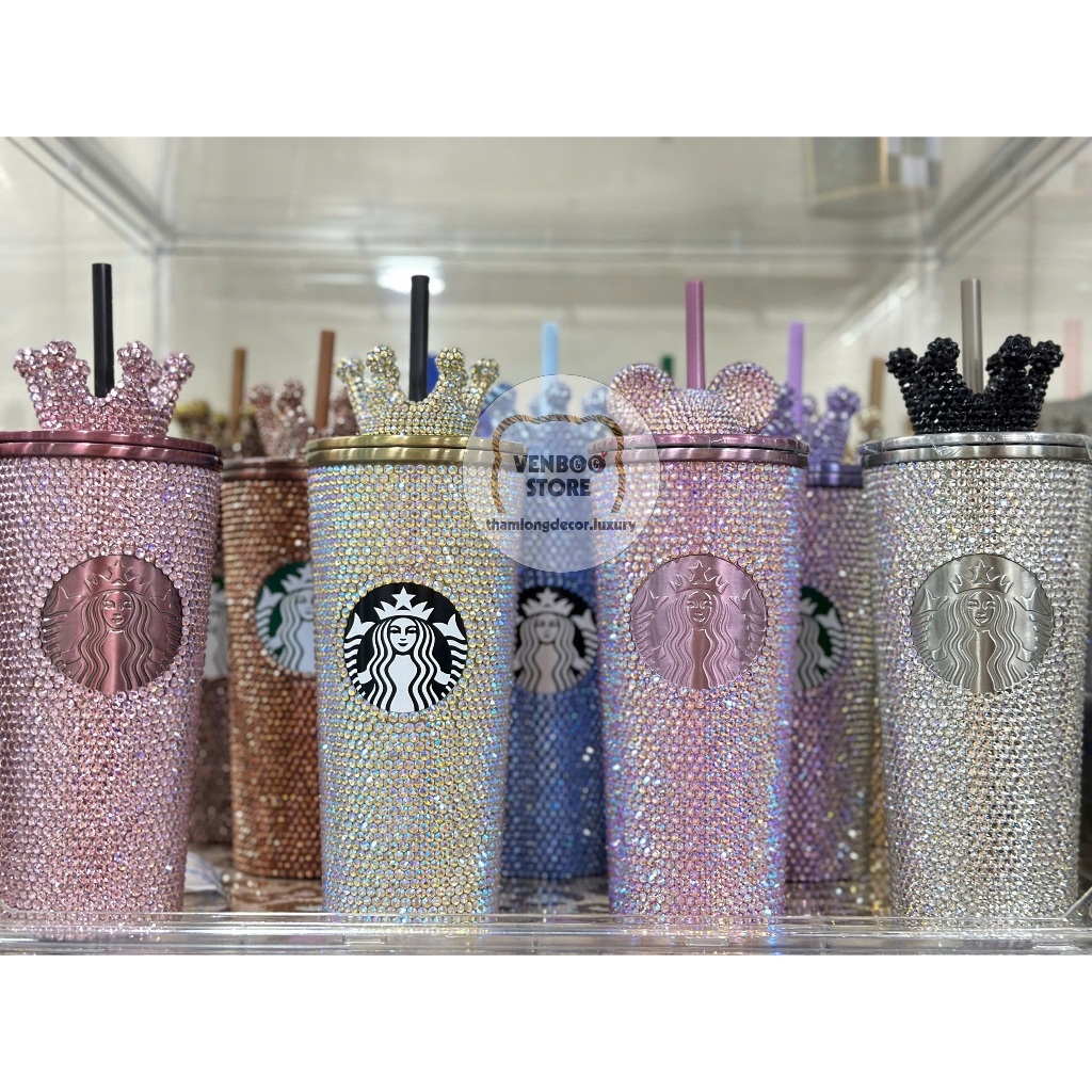 🍹 [CHÍNH HÃNG] Ly Starbucks Rhinestone | Ly giữ nhiệt | Bình giữ nhiệt ...