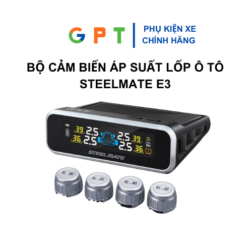 Cảm Biến Áp Suất Lốp Steelmate E3 - Chính Hãng - Tự Lắp Đặt Dễ Dàng ...