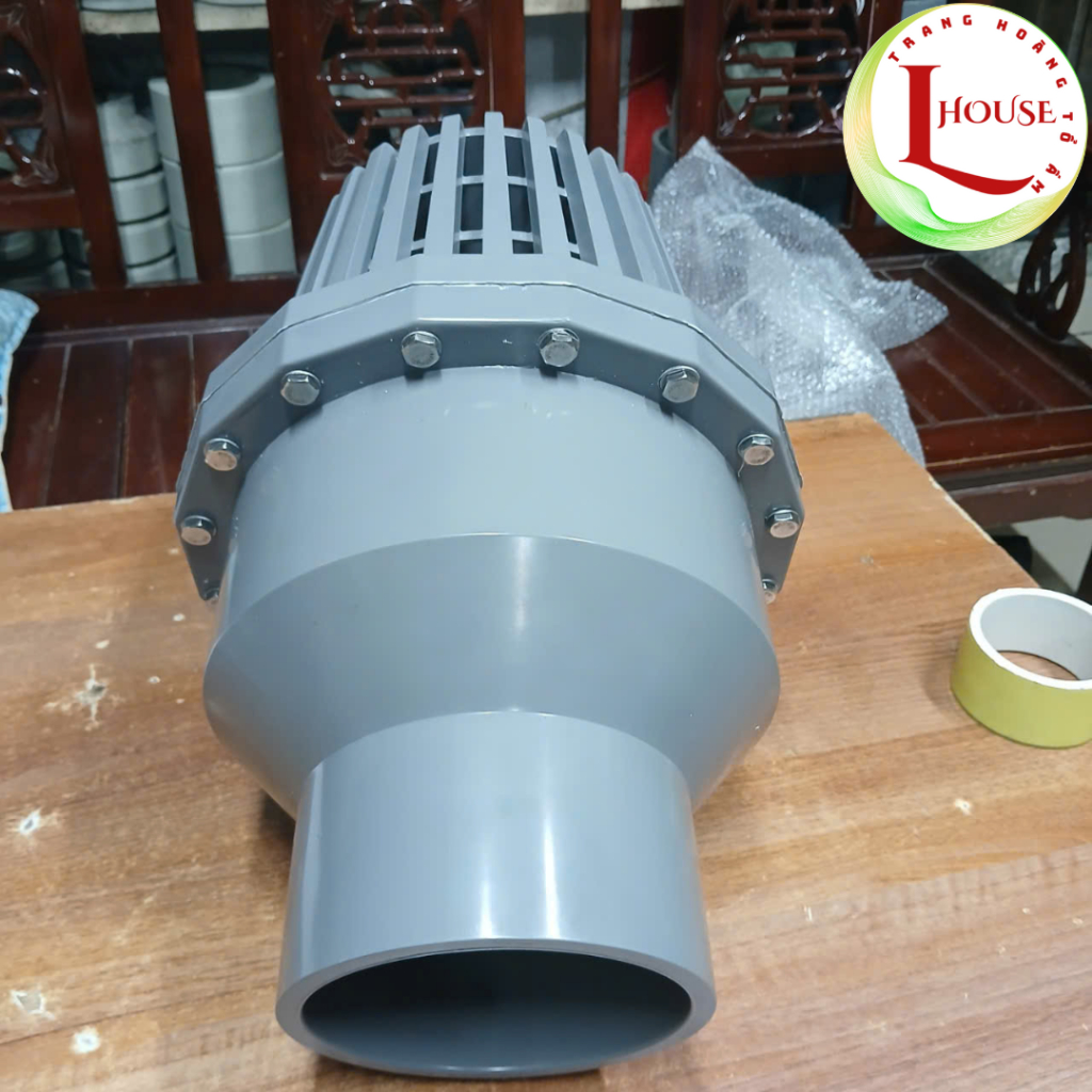 Luppe Nhựa PVC Finmax - Rọ Bơm Lá Lật PVC D110 (114)Dễ Lắp Đặt và Sử ...