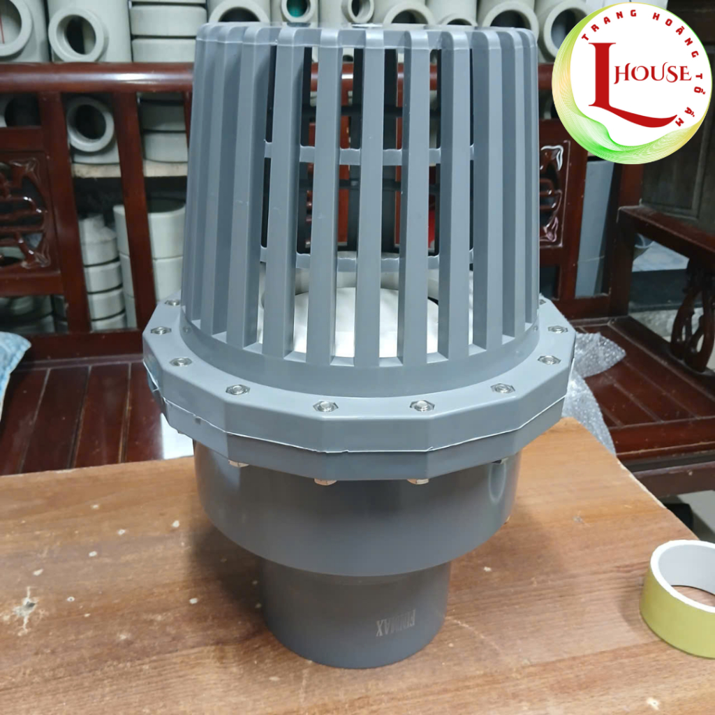 Luppe Nhựa PVC Finmax - Rọ Bơm Lá Lật PVC D140 Dễ Lắp Đặt và Sử dụng ...