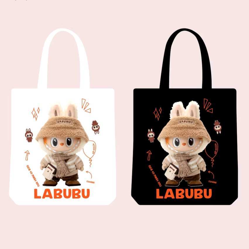 Túi tote canvas hàn quốc mẫu Labubu so cute | Shopee Việt Nam
