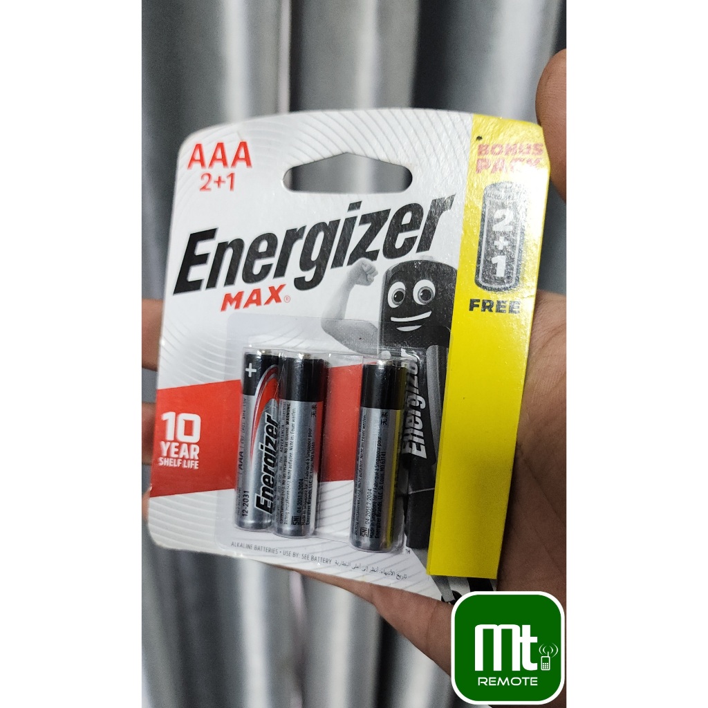 Pin Energizer MAX 3A chính hãng - ( AAA Pin Đũa ) Vỉ 3 Viên | Shopee ...