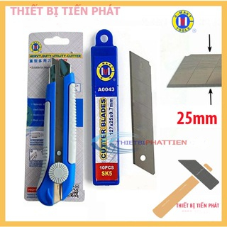 Dao Rọc Giấy CMART A0007 Dao Đại Lớn Sử Dụng Lưỡi Dao Lớn A0043 127x25x0.7mm | Shopee Việt Nam