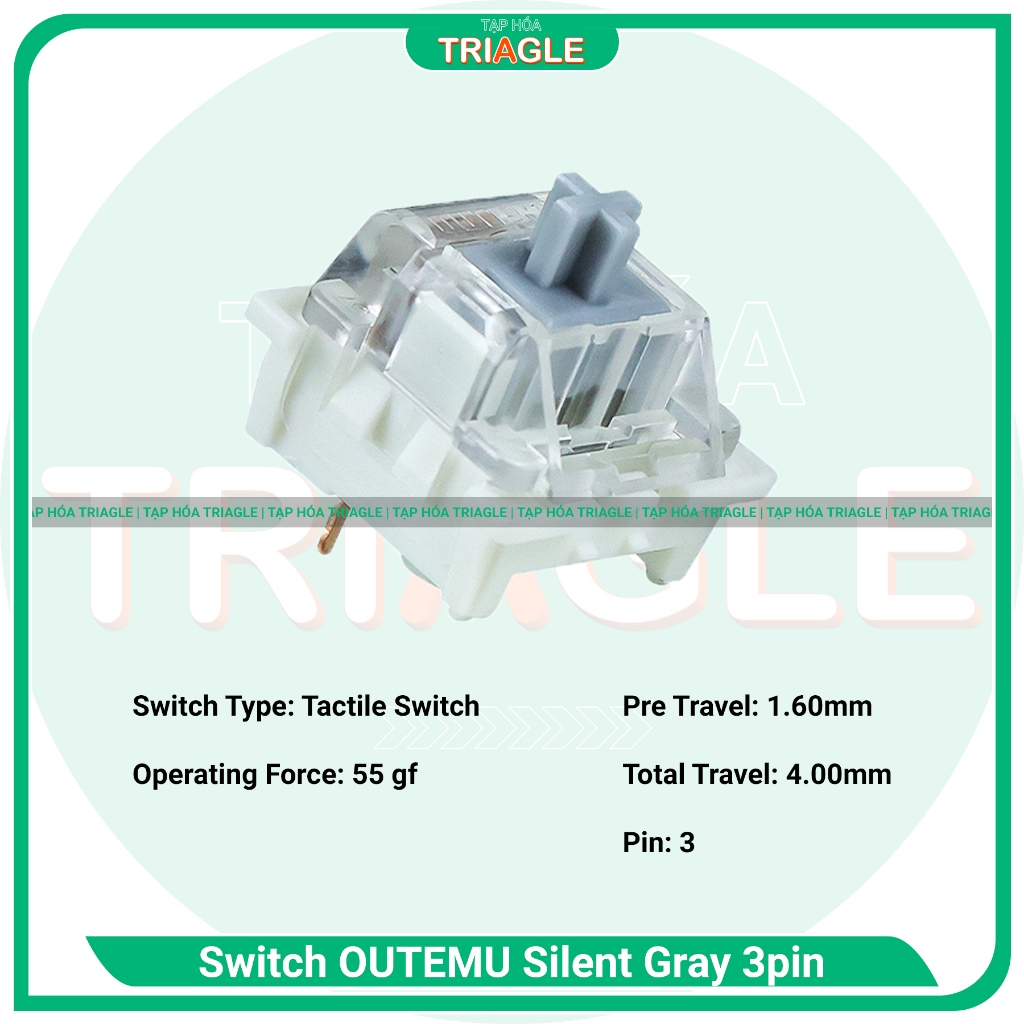 [Combo Gói] Switch Silent - switch im lặng - Outemu Peach | Lime | Gray | White | Yellow ...