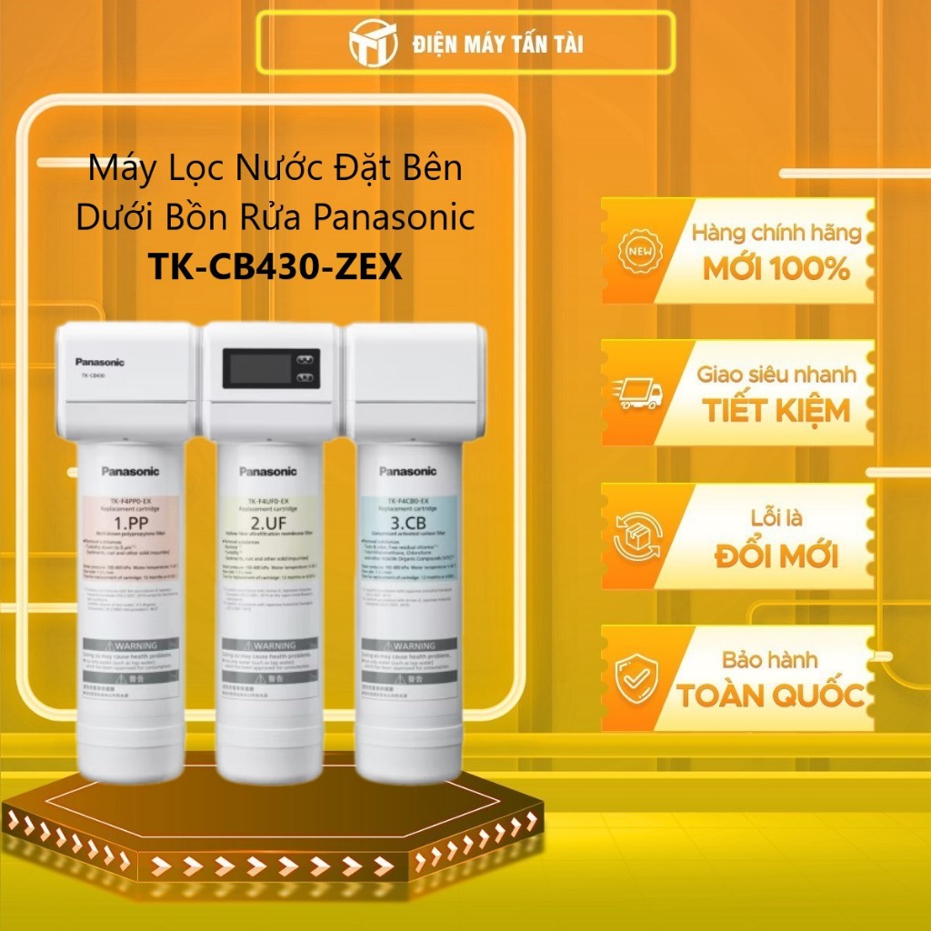 TK-CB430-ZEX - Máy Lọc Nước Đặt Bên Dưới Bồn Rửa Panasonic TK-CB430-ZEX ...