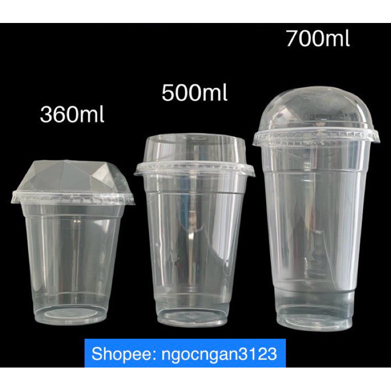 [Thùng 1000c] Ly nhựa pp 360ml, 500ml, 600ml, 650ml, 700ml | Shopee Việt Nam