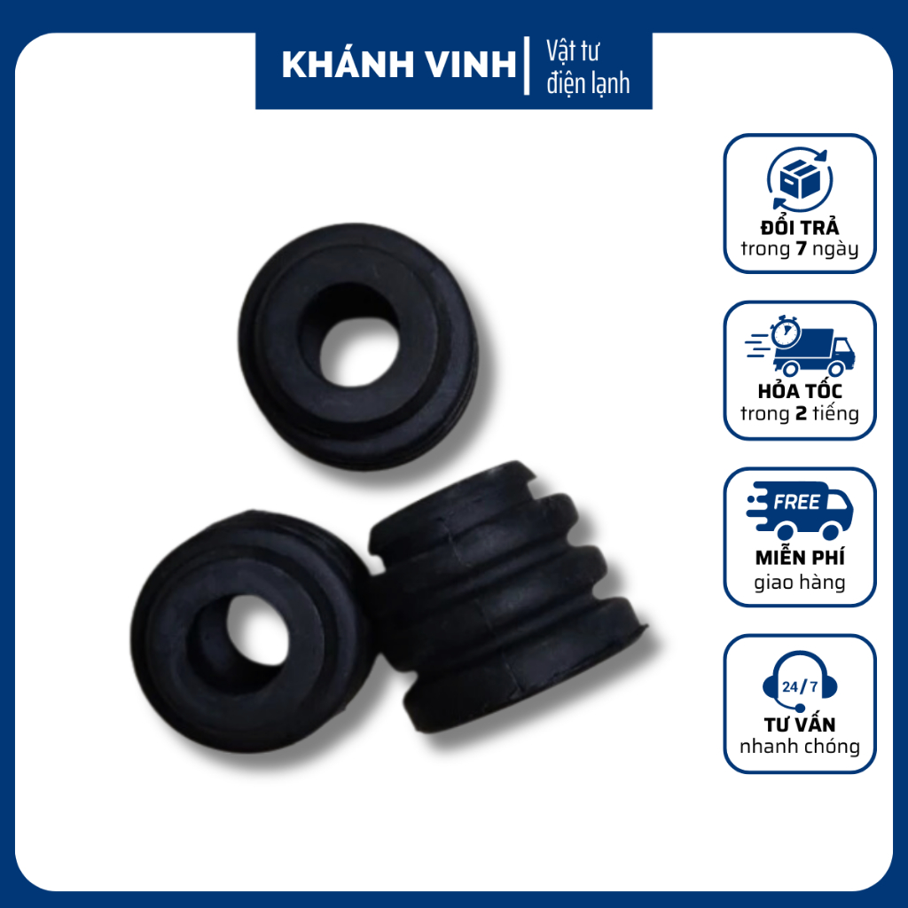 Bộ 3 chân đế cao su chống rung block máy lạnh - Đế cao su block điều ...