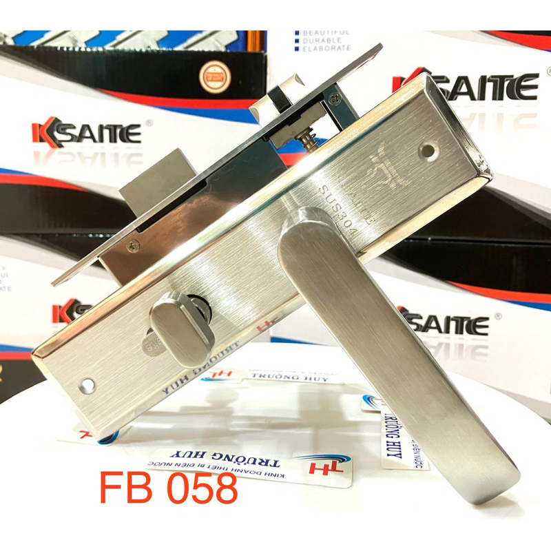 Khoá tay gạt Inox 304 dài 20cmm dùng cho cửa phòng ngủ KSAITE 0FB 58 ...