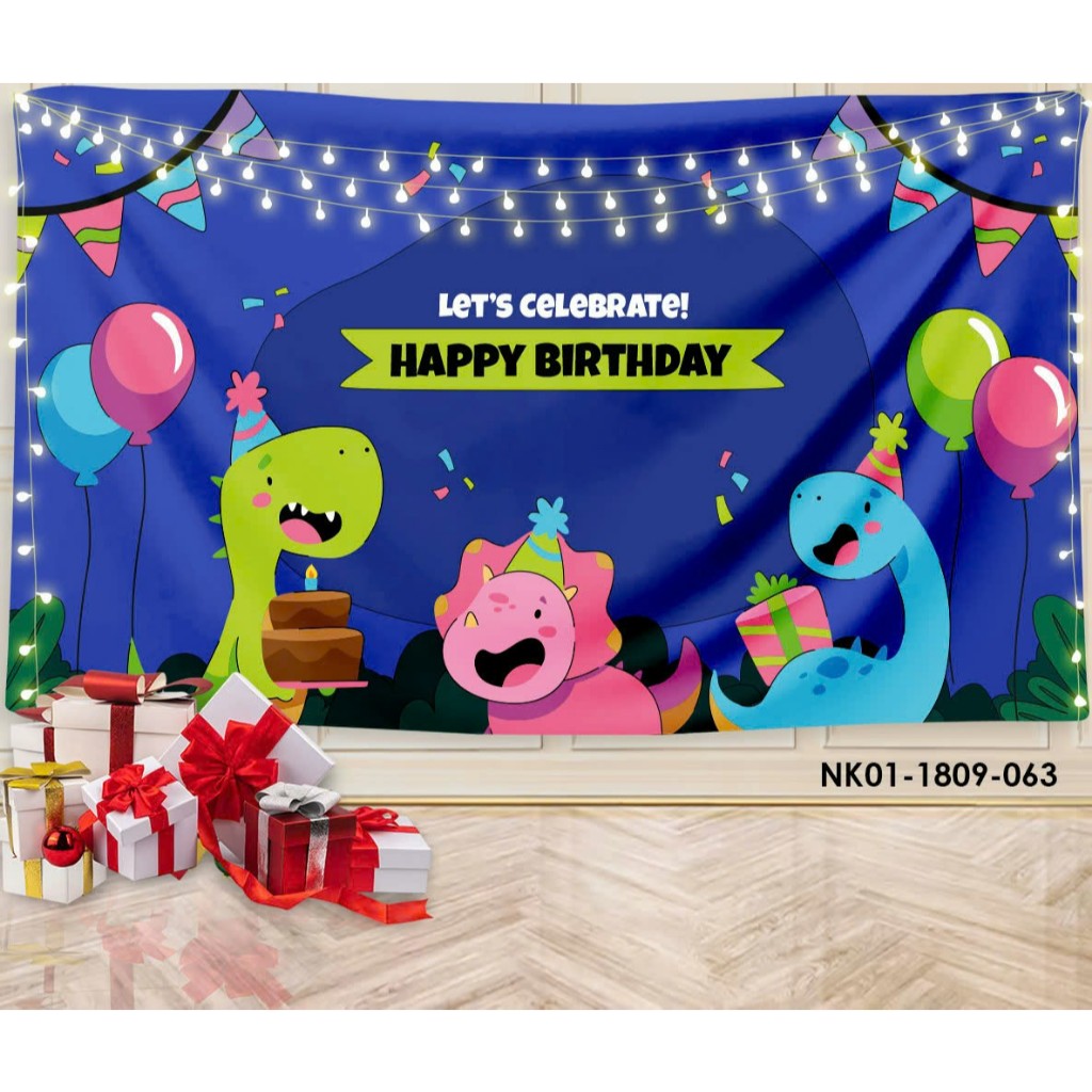 Phông nền, tranh vải treo tường, backdrop sinh nhật, happy birthday ...