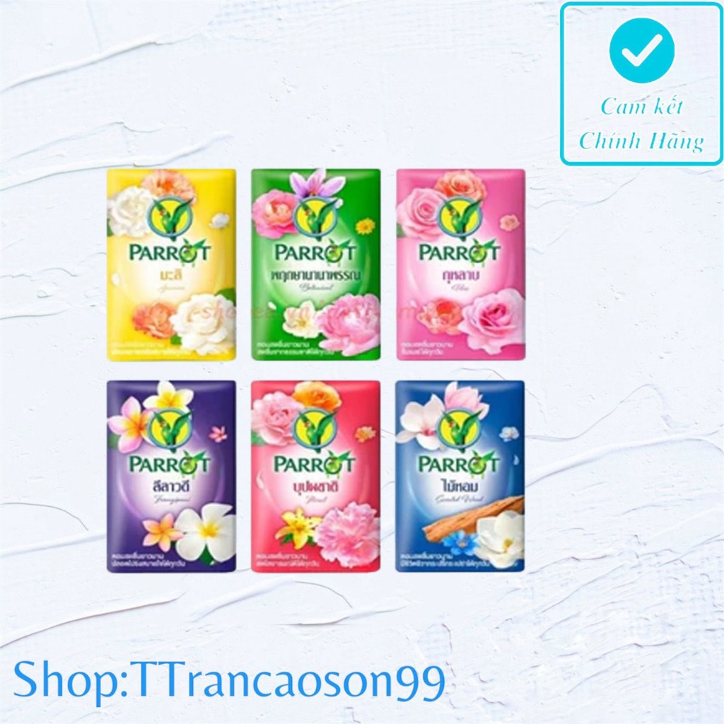 Combo 6 Bánh xà phòng,xà bông tắm, vẹt parrot botanicals Thái lan ...