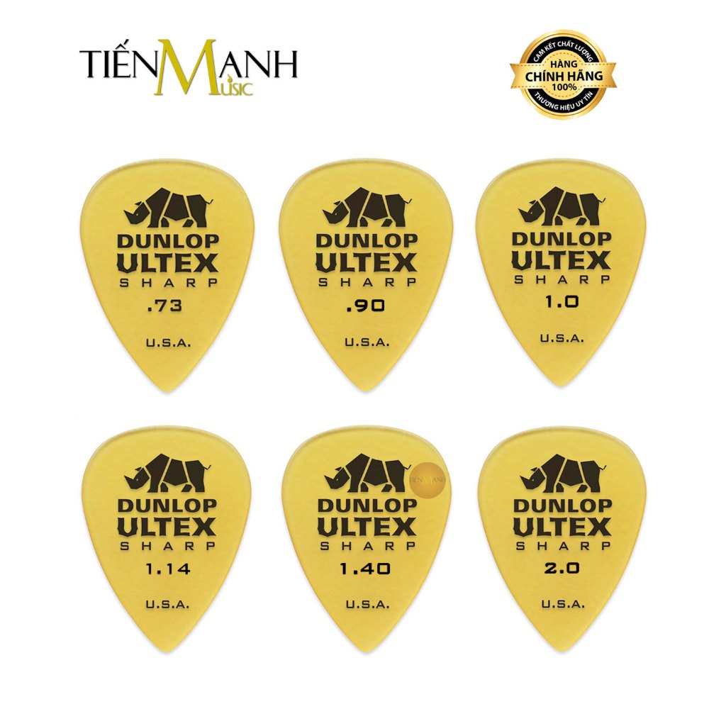 [Chính Hãng] Móng Phím Gẩy Đàn Guitar Dunlop ULTEX SHARP - Pick Gảy Độ ...