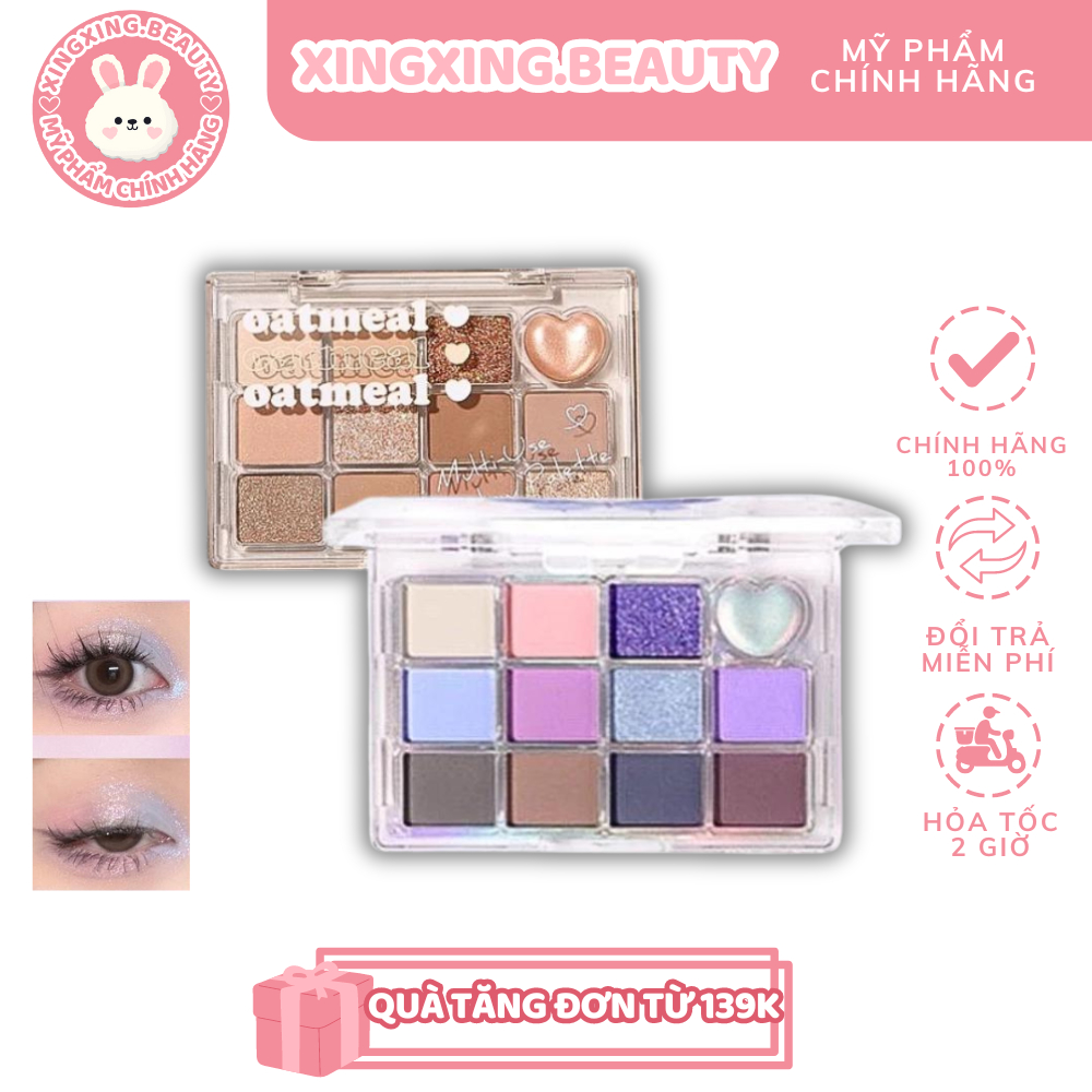 [HỎA TỐC] Bảng Mắt Jill Leen 12 Màu Ngọc Trai Lấp Lánh makeup douyin ...