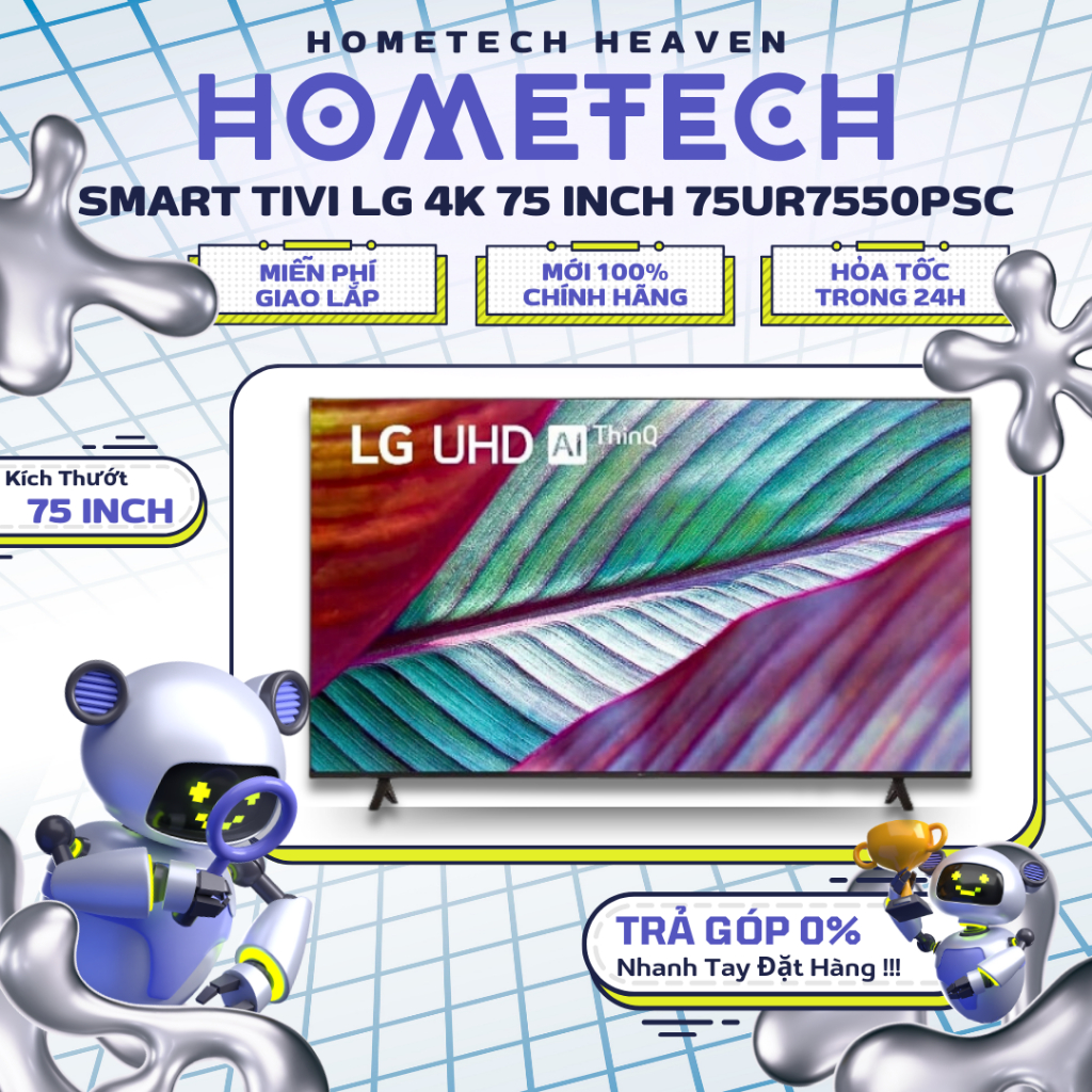 [GIAO LẮP MIỄN PHÍ] 75UR7550PSC - Smart Tivi LG 4K 75 inch 75UR7550PSC ...