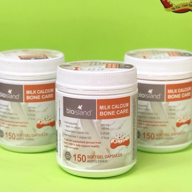 Viên uống canxi milk bone care bio island hàng chính hãng Úc | Shopee ...