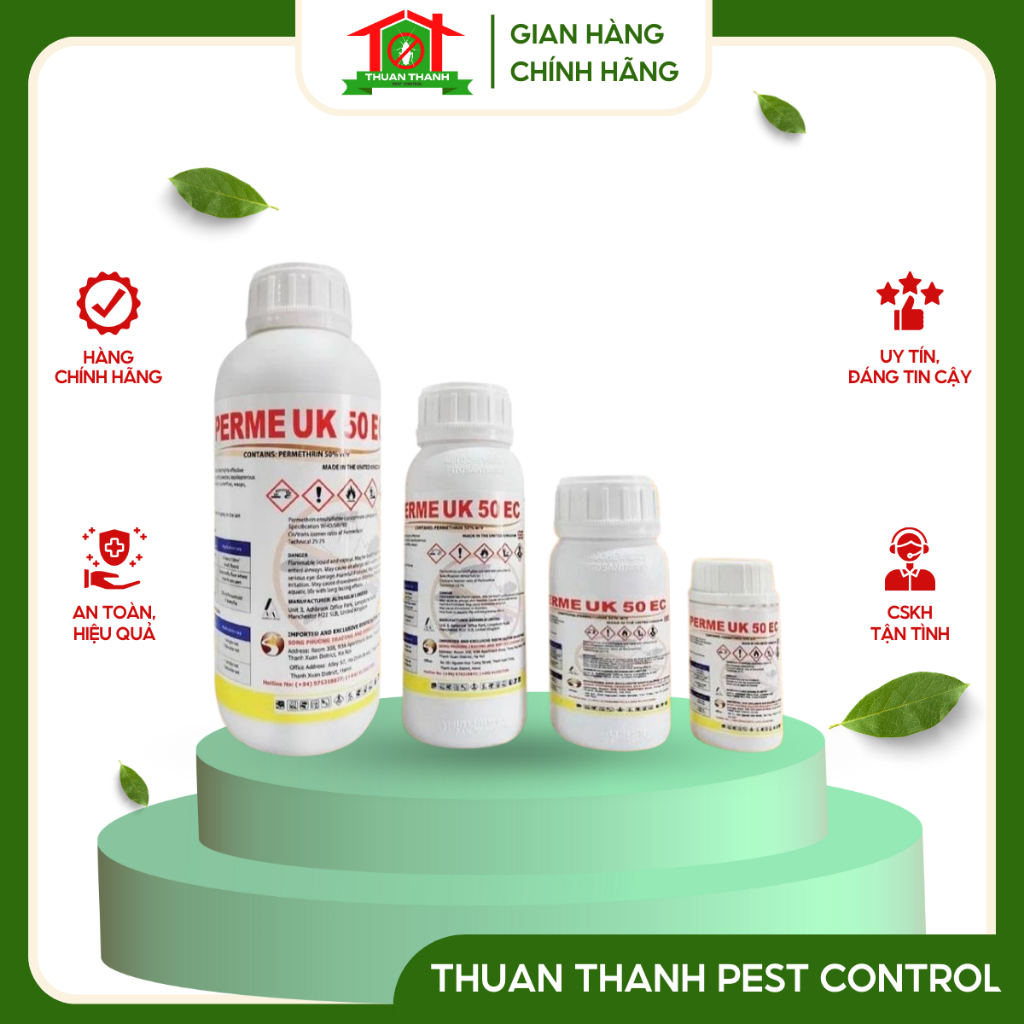 Chế Phẩm Diệt Muỗi Nhập Khẩu Anh Quốc Perme Uk 50 EC Hiệu Quả, An Toàn Cho Người Sử Dụng ...