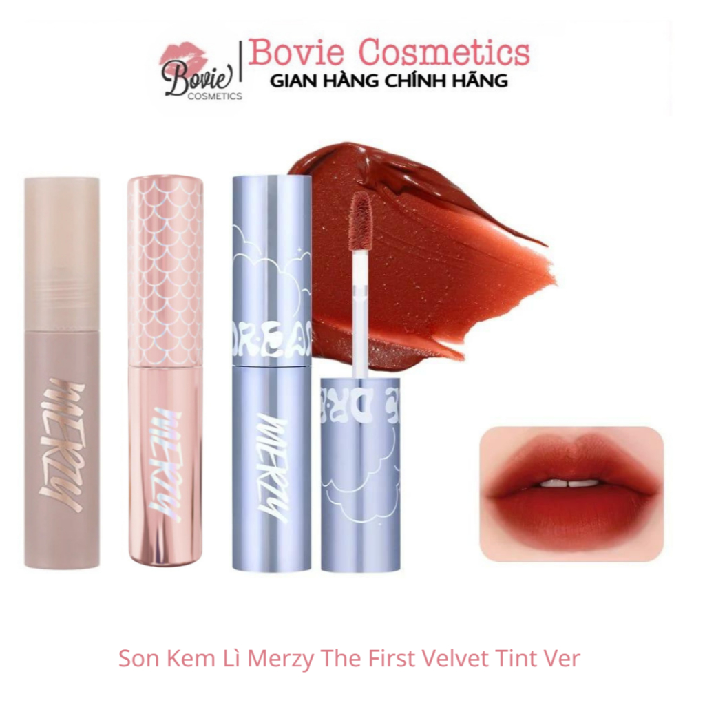 (V6 - Blue Dream) Son kem lì Merzy Another me The First Velvet Tint V6 ...