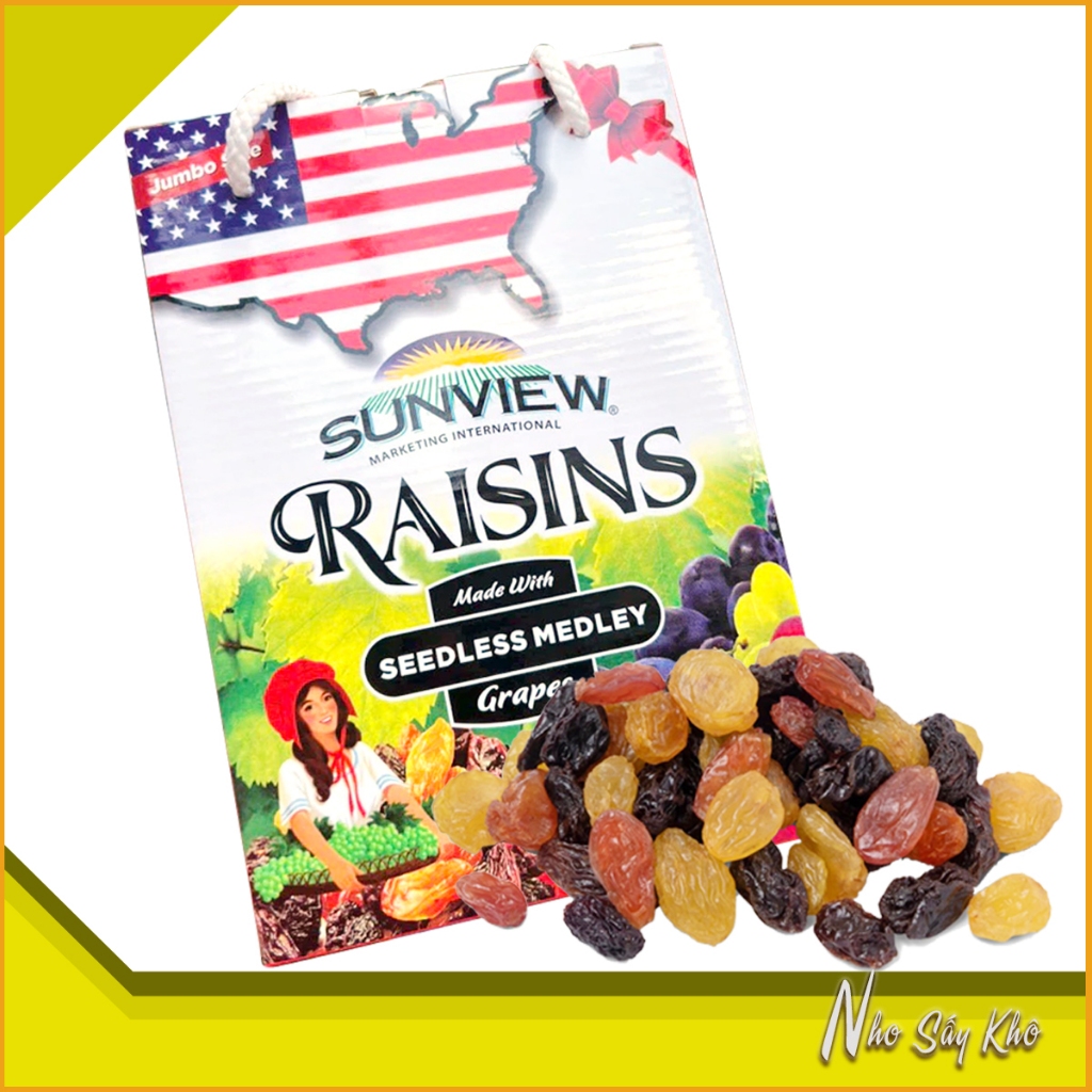 Nho Khô Raisin mix 4 vị size Jumbo | Shopee Việt Nam