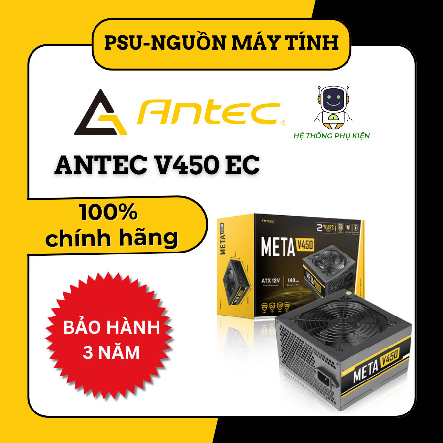 PSU-Nguồn máy tính Antec Meta V450 - 450W, V550 - 550W | Atom V650 - 650W, V750 - 750W | HÀNG ...