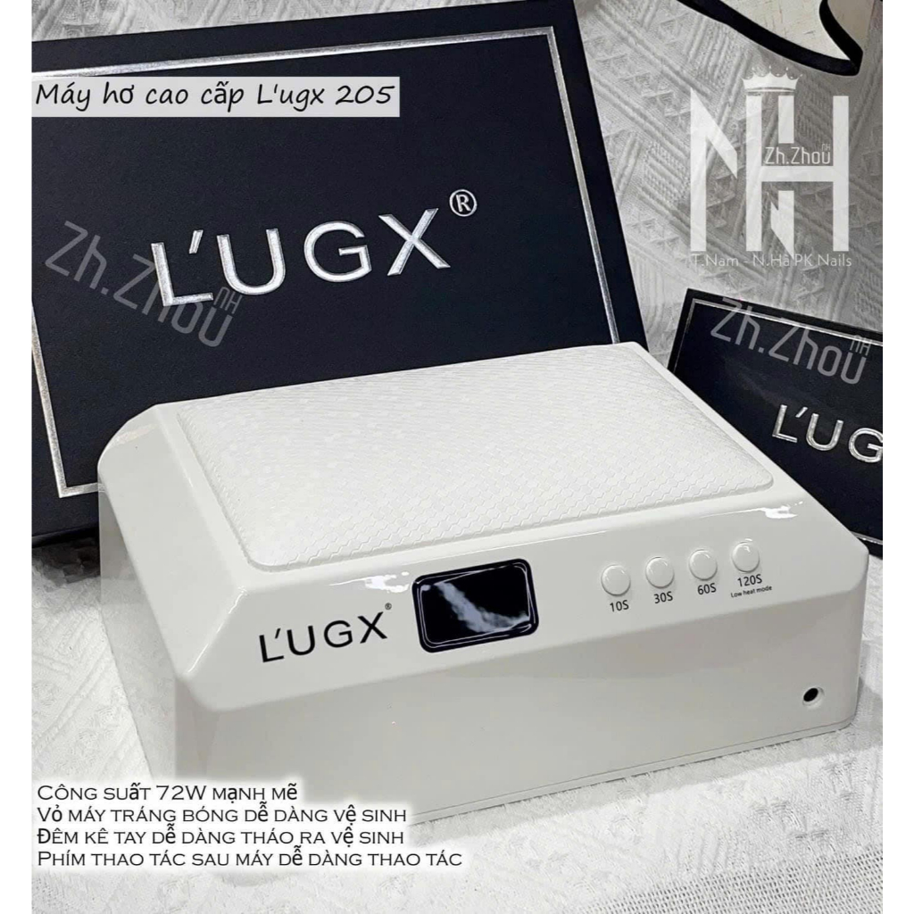 Máy hơ gel LUGX LG205 chính hãng 72W 69 bóng LED/UV - Máy hơ móng nail Lugx cao cấp, tốt hơn máy ...