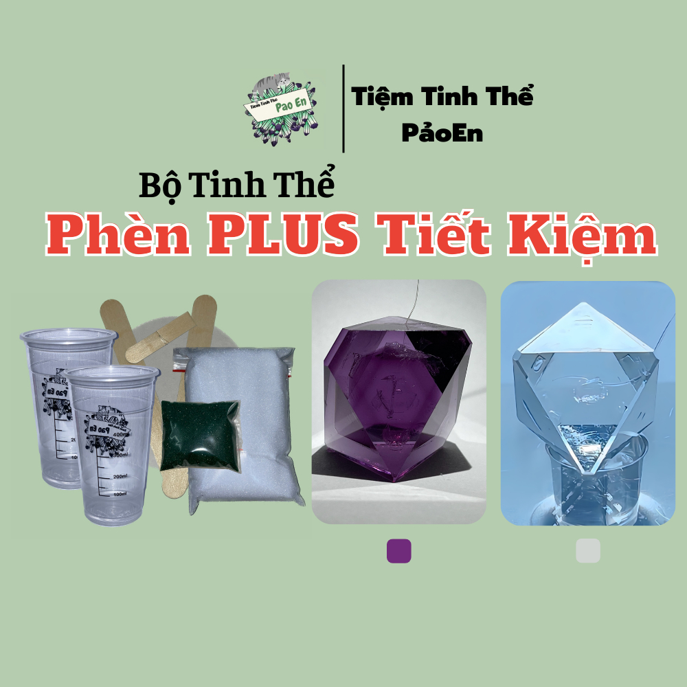 [PHÈN PLUS] Bộ dụng cụ nuôi tinh thể PHÈN TIẾT KIỆM ( Có giấy hướng dẫn ...