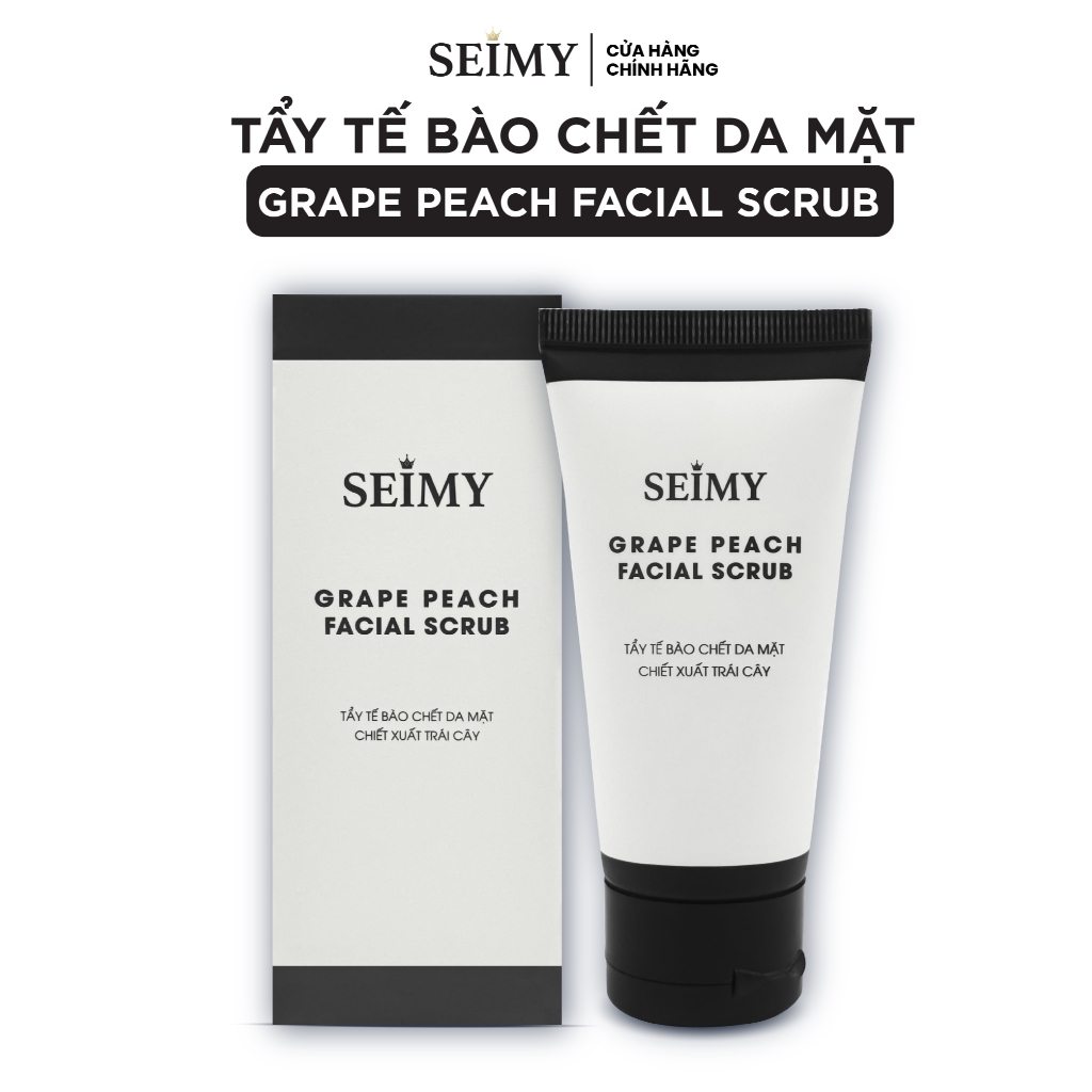 Gel Tẩy Tế Bào Chết Da Mặt Seimy 50gram - Grape Peach Facial Scrub ...